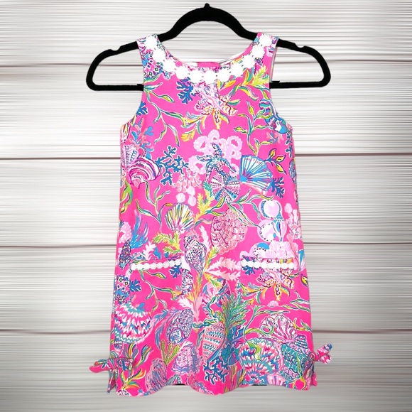 Lilly Pulitzer | Dresses | Lilly Pulitzer Girl Pink Shell Me Something ...